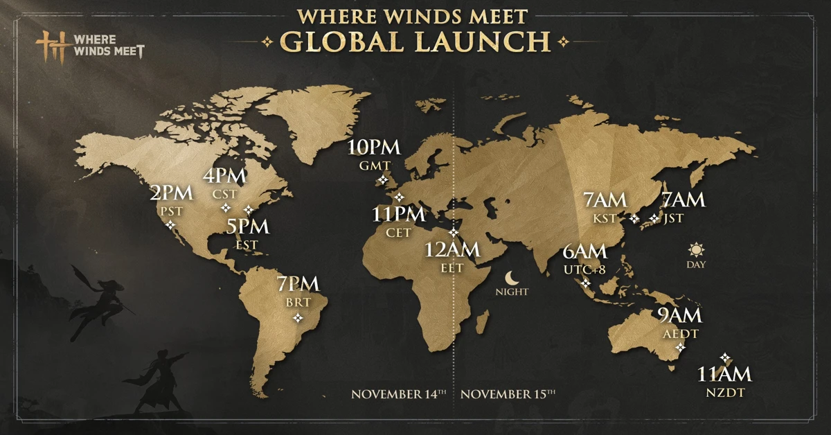 Open-World Wuxia RPG Where Winds Meet segue firme e será lançado junto ...